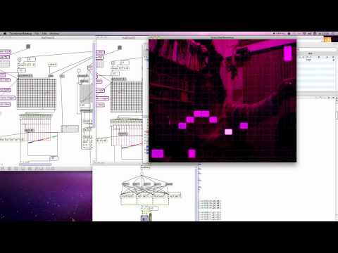 Kinectstepsequencer Kinect Openframeworks Max Msp Youtube