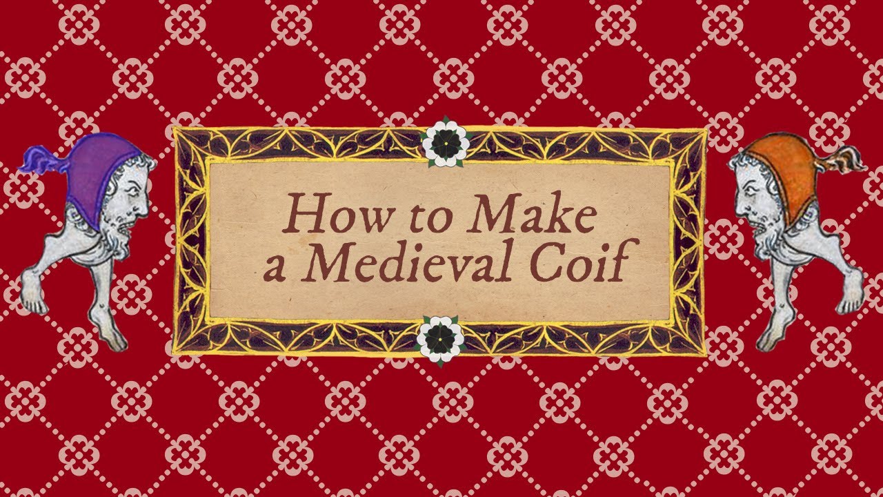 How To Make A Medieval Coif Youtube