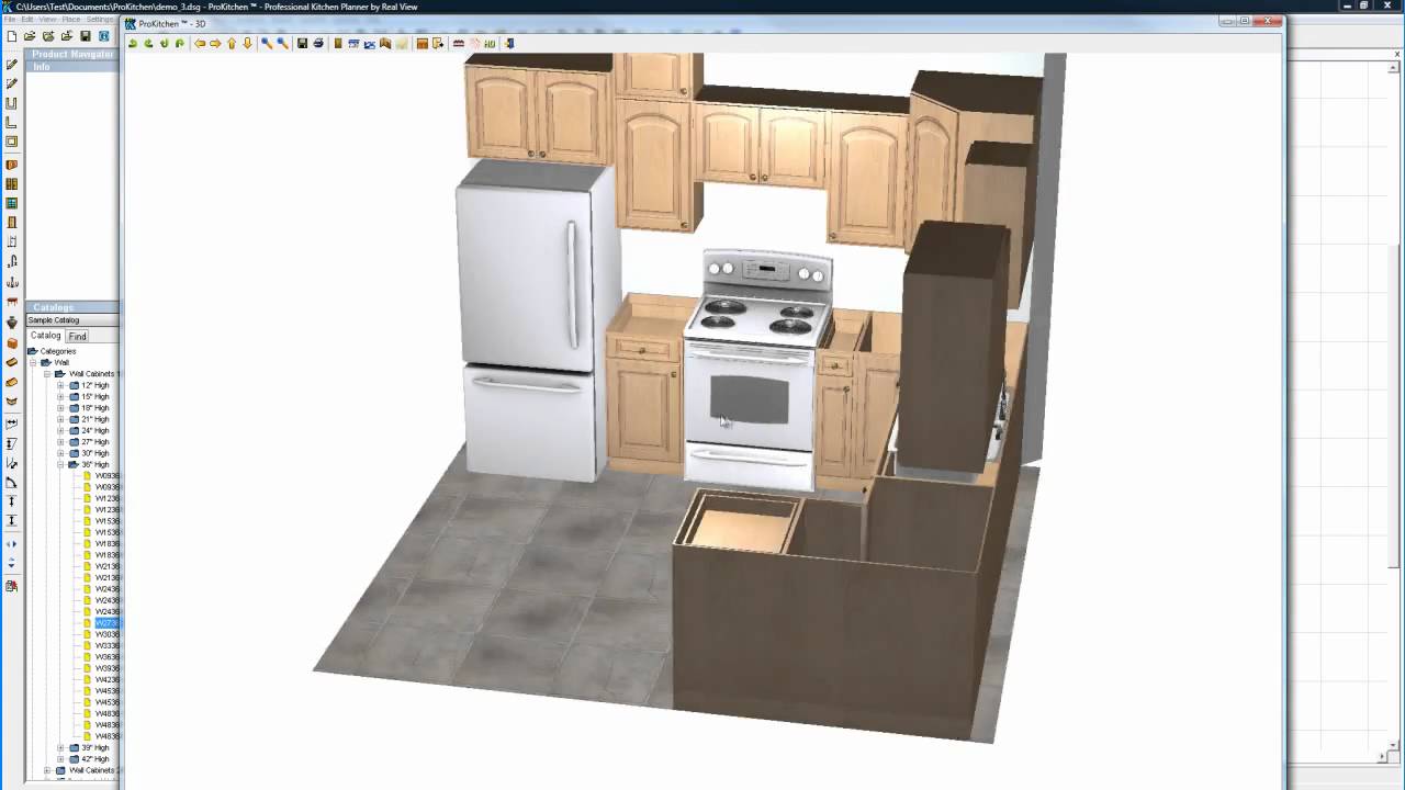 Complete Prokitchen Design Using Windows Part 5 Youtube
