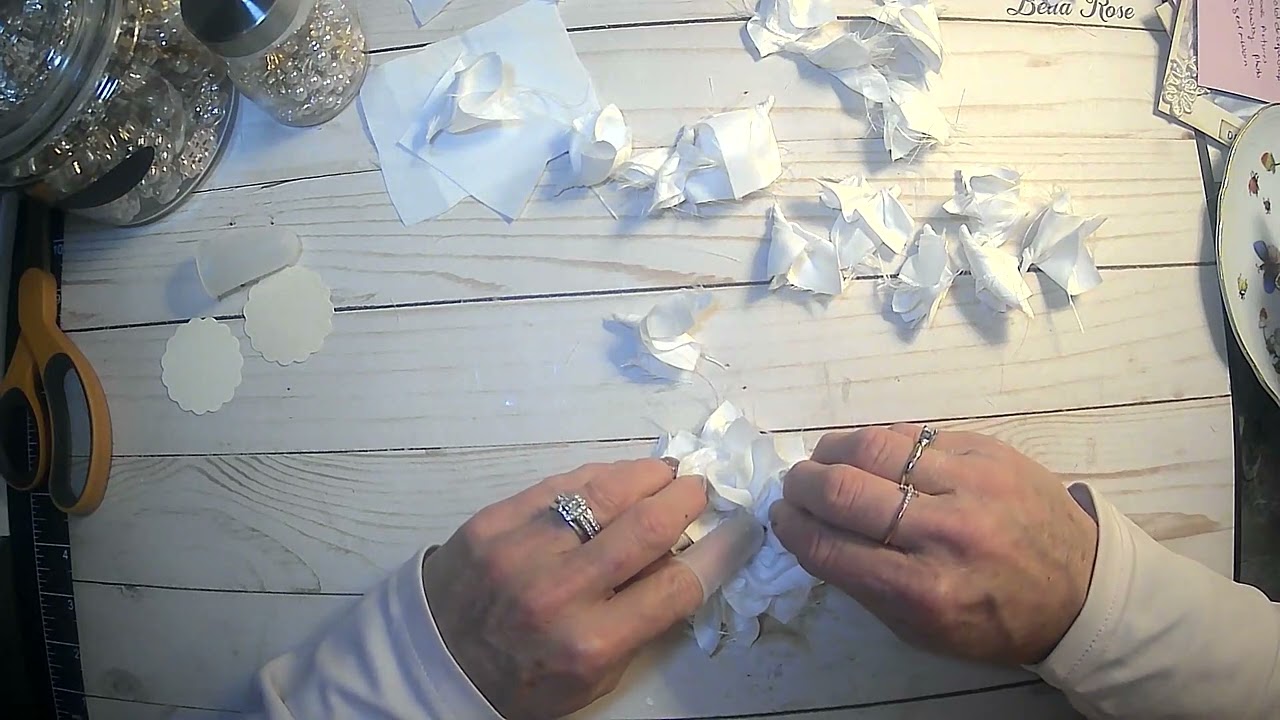 Shabby Chic Flowers Part 1 Youtube