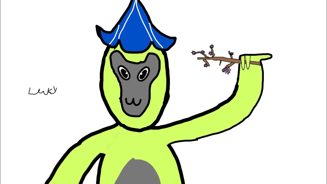 Gorilla Tag Drawing By Me Art Vr Gorillatag Youtube