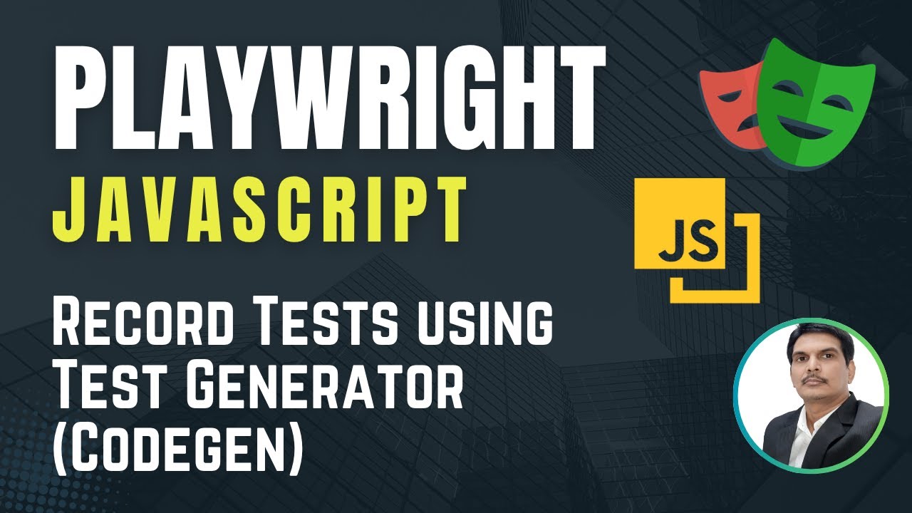 Playwright With Javascript Record Play Scripts In Playwright Test