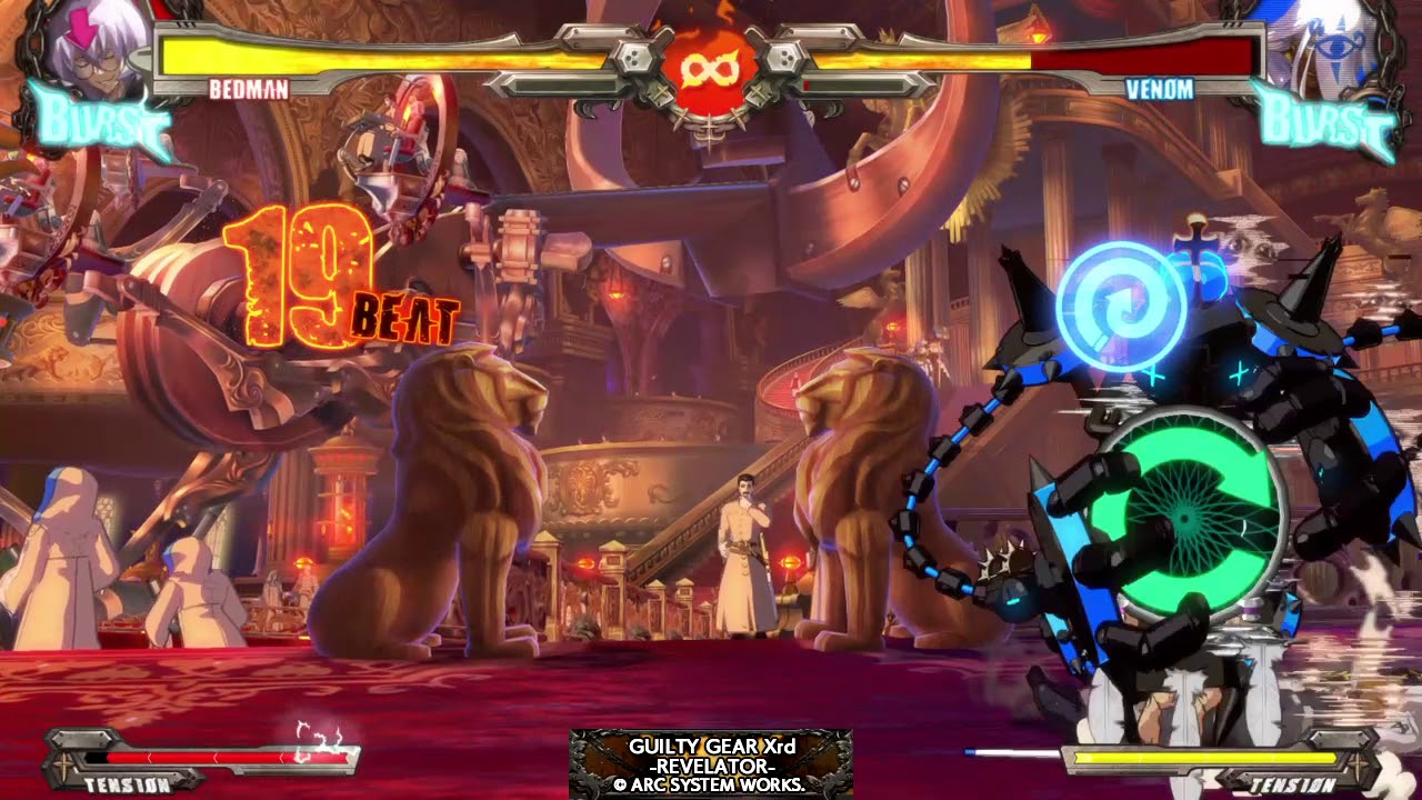 Guilty Gear Xrd Revelator Bedman 起攻 Combo 3 中段 Youtube
