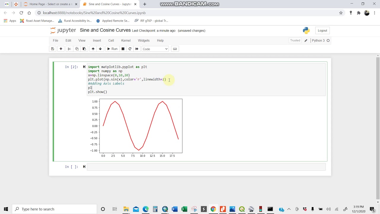 How To Draw Sine Wave In Python
