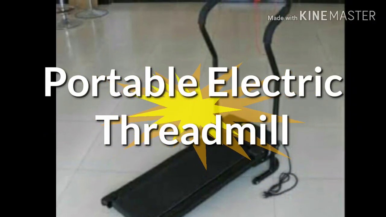 Portable Motorized Threadmill Youtube