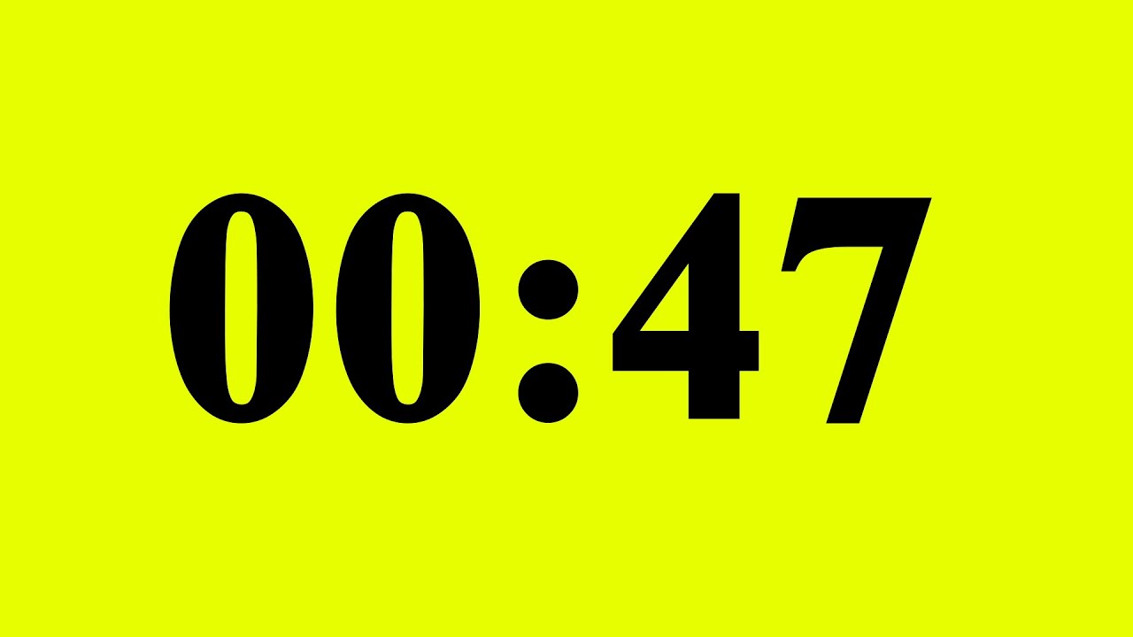 47 Second Timer Youtube