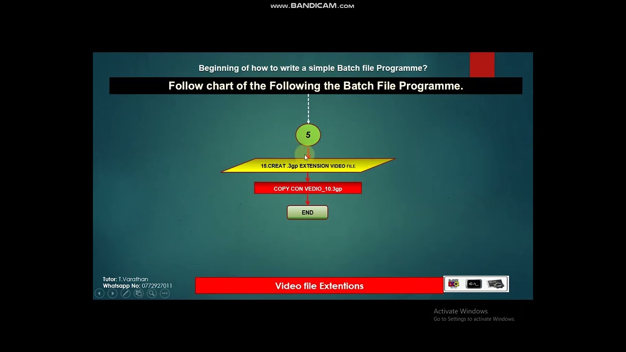 Software Engineering Learning Batch File Programming Part 12 Youtube