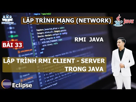 Java 33 Láº P Trã Nh Máº Ng Java Rmi Client Server Youtube