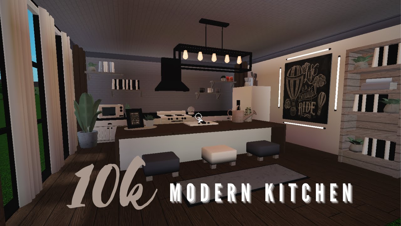 Bloxburg Modern Kitchen 10k Youtube