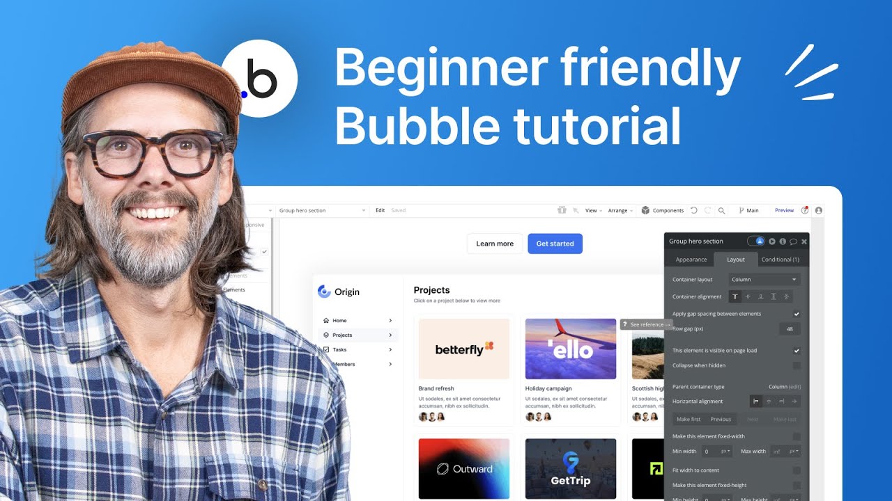 Introducing Bubble A Beginners Tutorial 2024 Youtube