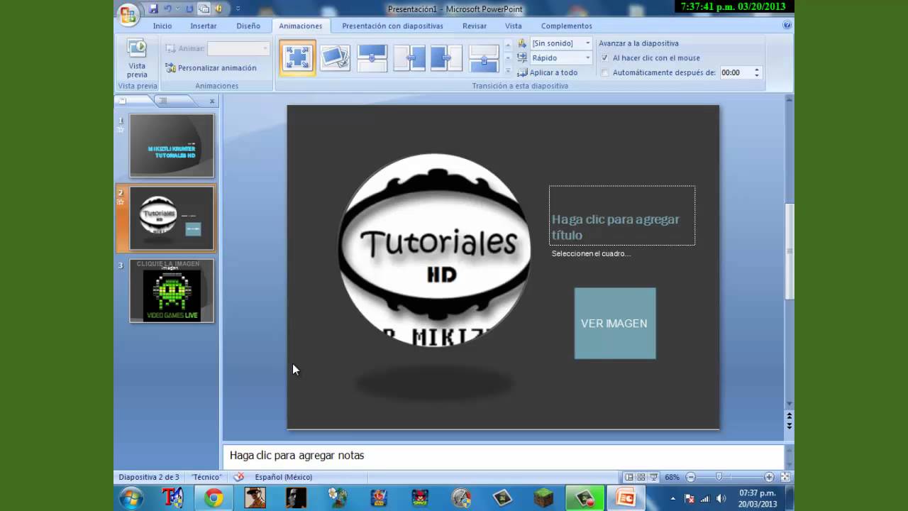 Como Crear Botones De Comando En Power Point Youtube