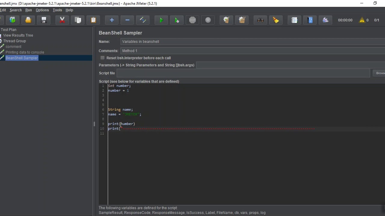 Jmeter Part28 Beanshell Scripting In Jmeter Youtube