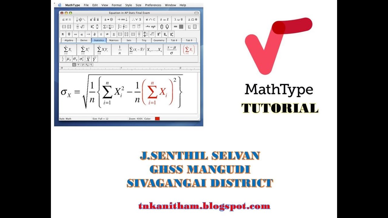 Math Type Tutorial Youtube