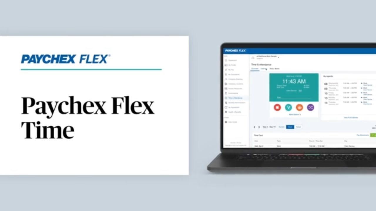 What Is Paychex Flex Time Cloud Based System Overview Youtube