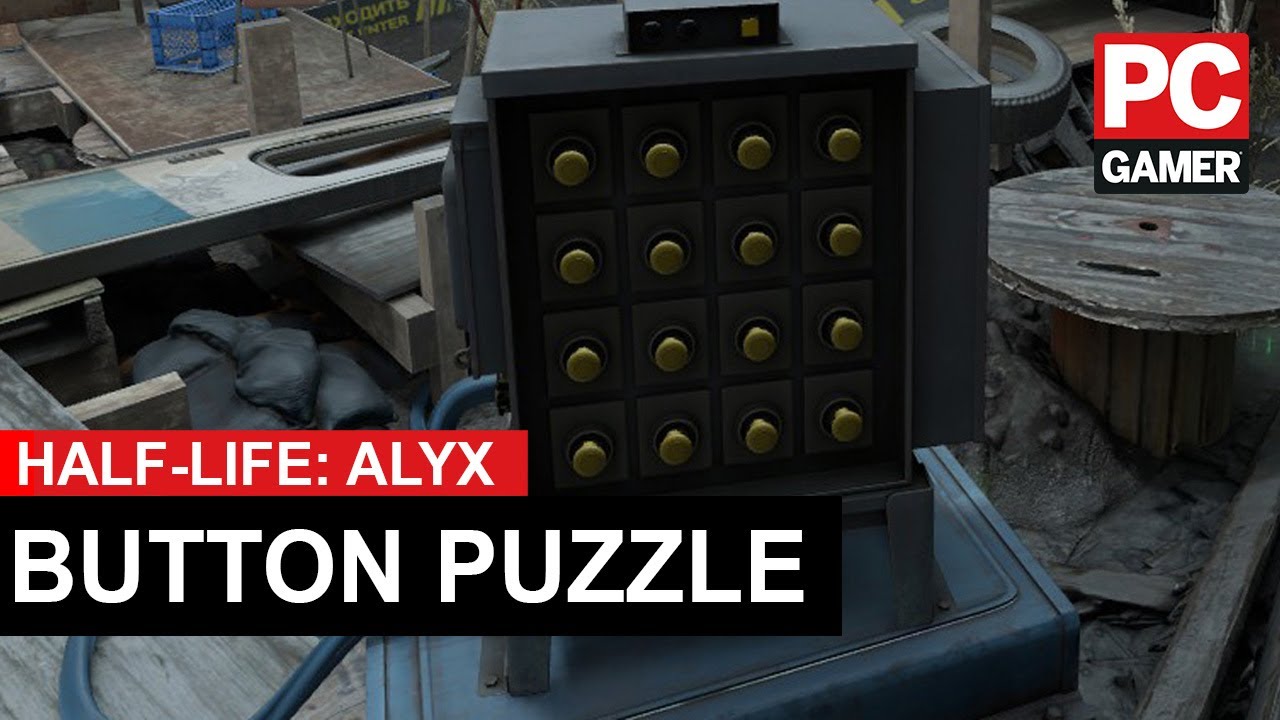 Half Life Alyx Button Puzzle Solution Youtube
