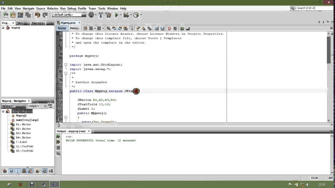 Jframe Actionlistener Youtube