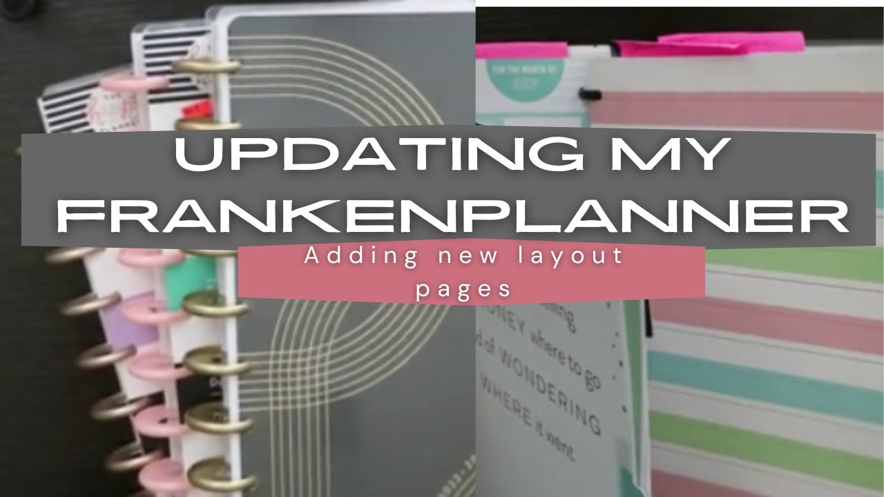 Planner Update Adding New Layout Pages Youtube