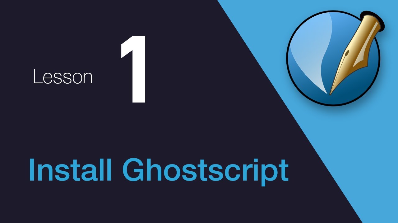 1 Install Ghostscript For Scribus Youtube