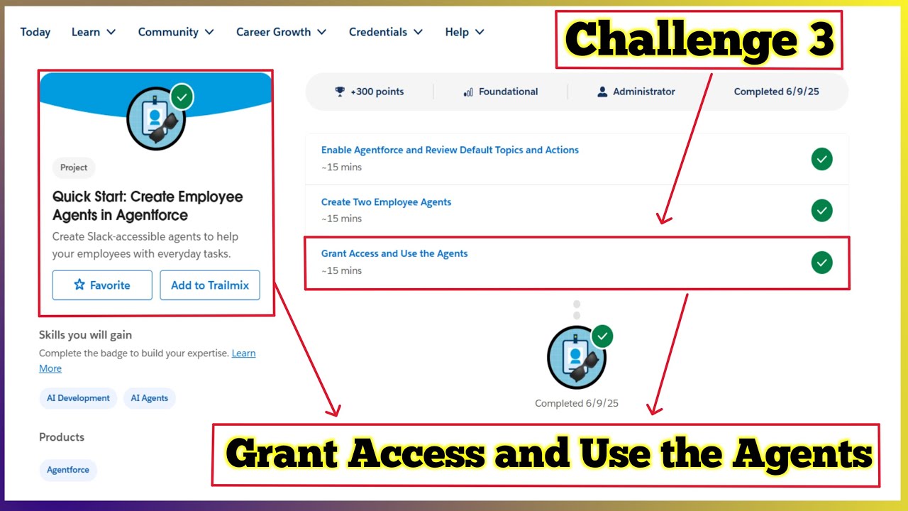 Grant Access And Use The Agents Quick Start Create Employee Agents