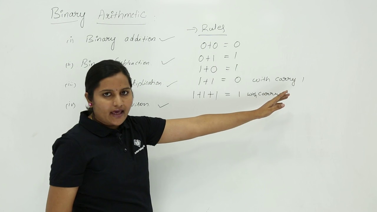 Binary Arithmetic Addition Youtube