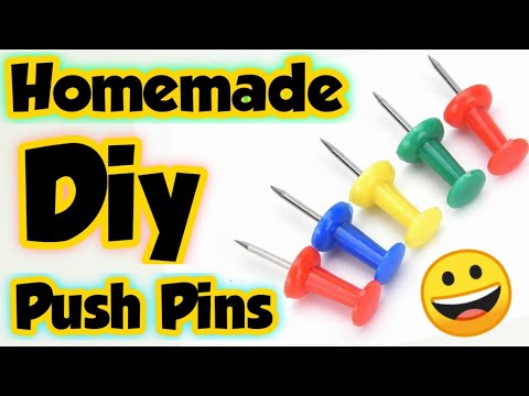 Diy Noticeboard Pins рџ њ How To Make Push Pins At Home Homemade