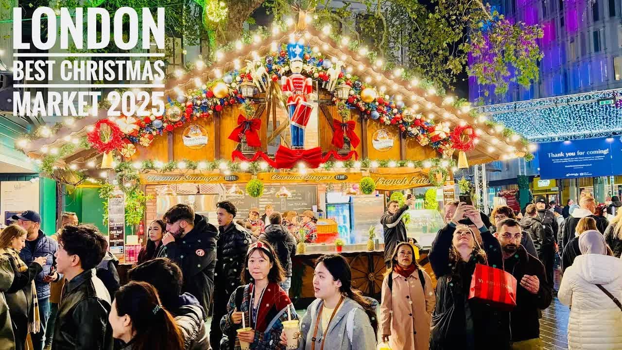 London Christmas 2025 Covent Garden West End London Christmas Market