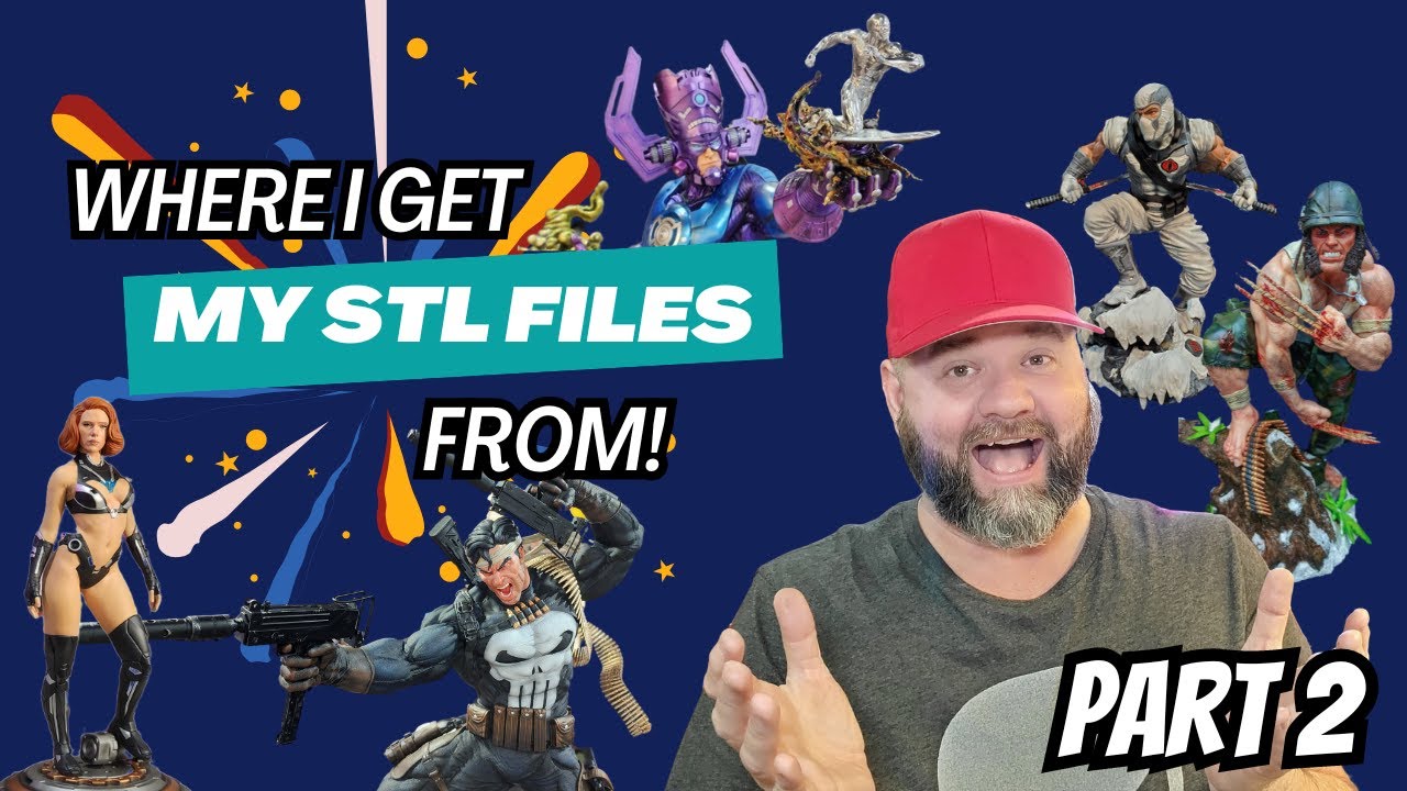 This Is Where I Get The Best Stl Model Files For 3d Printing Pt2 Youtube