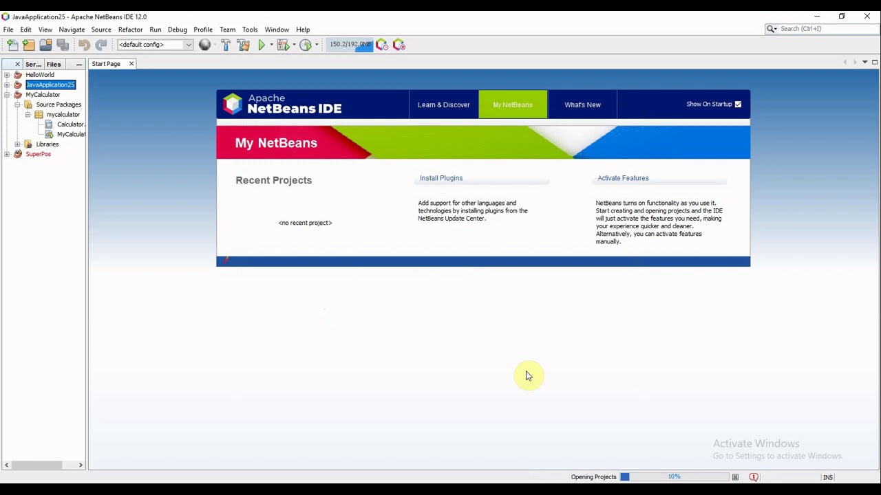 Hello World In Netbeans Java Programming Youtube
