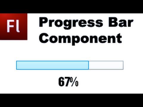 Flash Tutorial The Progressbar Component Hd Youtube