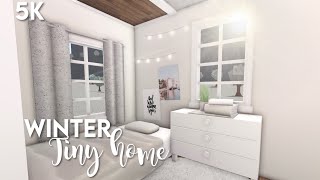5k No Gamepass Winter Tiny Home Bloxburg Roblox Speed Doovi