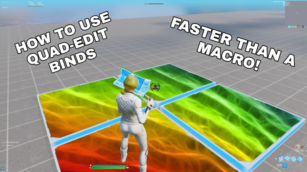 How To Setup Quad Edit Binds In Fortnite Faster Than Macro Youtube