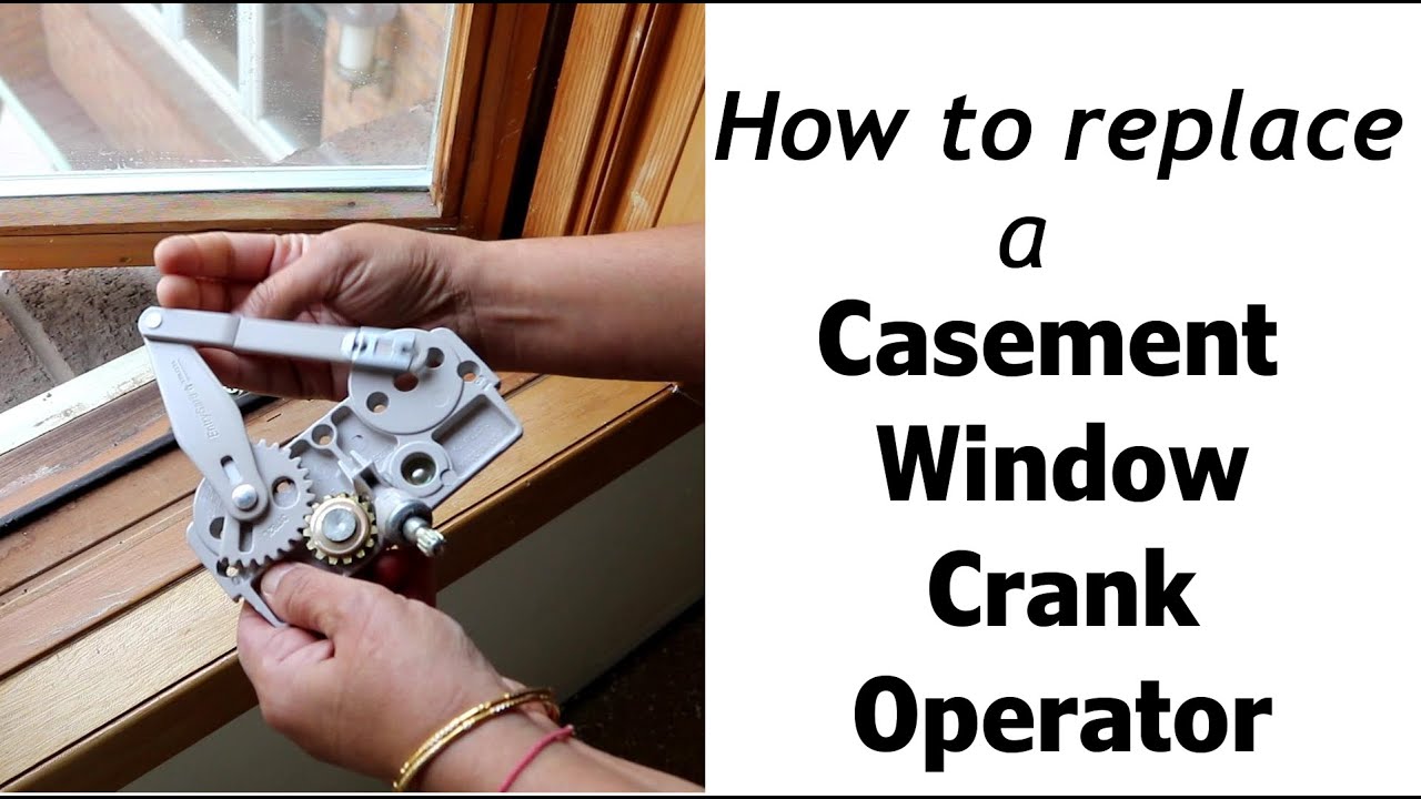 How To Replace A Crank Operator On A Casement Window Youtube