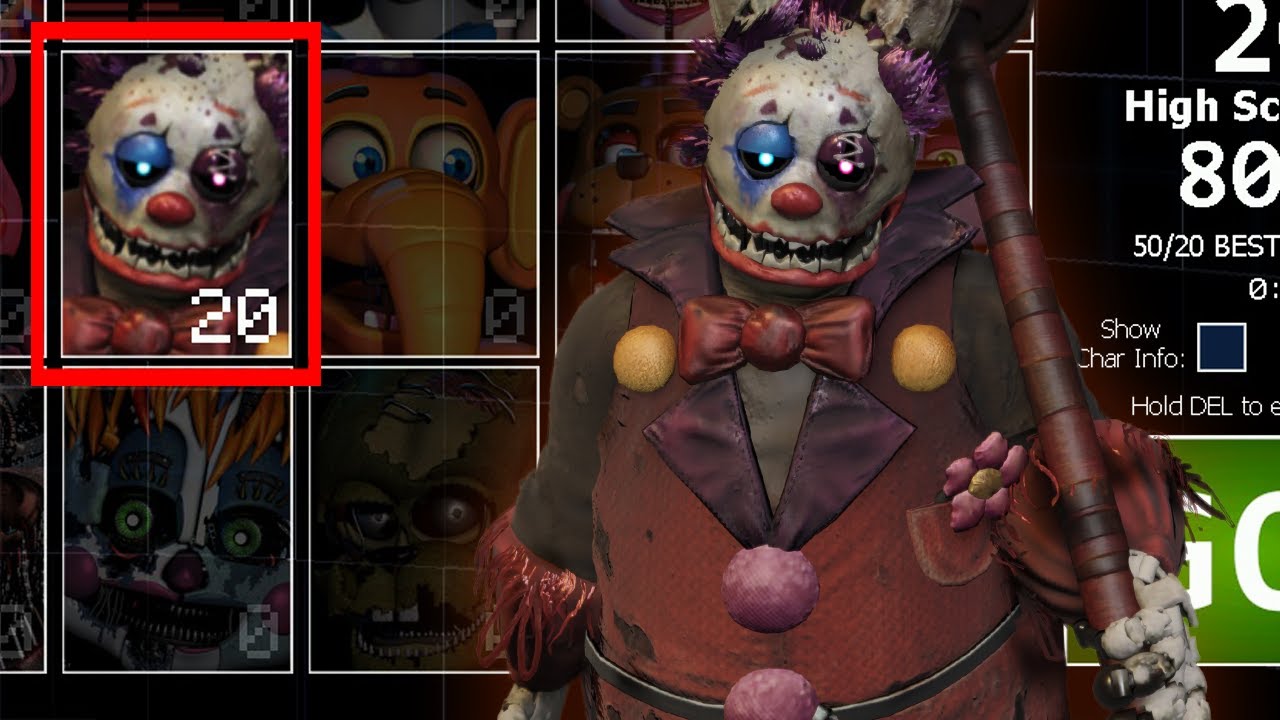 Springtrap Has Become A Clown Clown Springtrap Ucn Mods Youtube