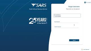 Sars Efiling How To Reset Your Forgotten Sars Efiling Password Or ...