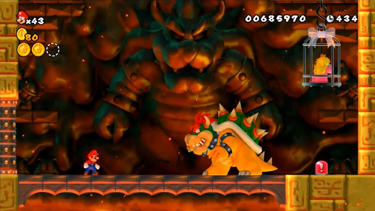 New Super Mario Bros Hd Bowser S Lava World Part 3 Youtube