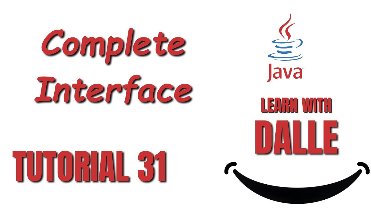 Complete Interface Java Tutorial 31 Youtube