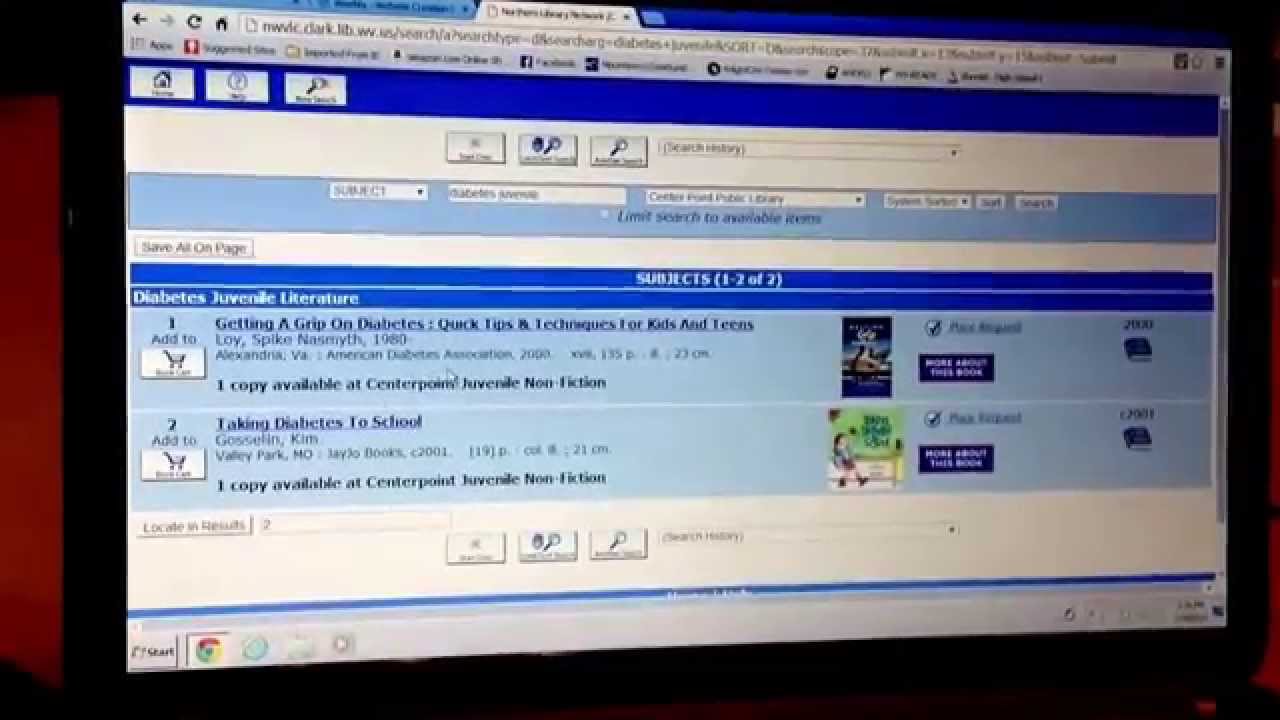 Online Library Catalog Tutorial Youtube