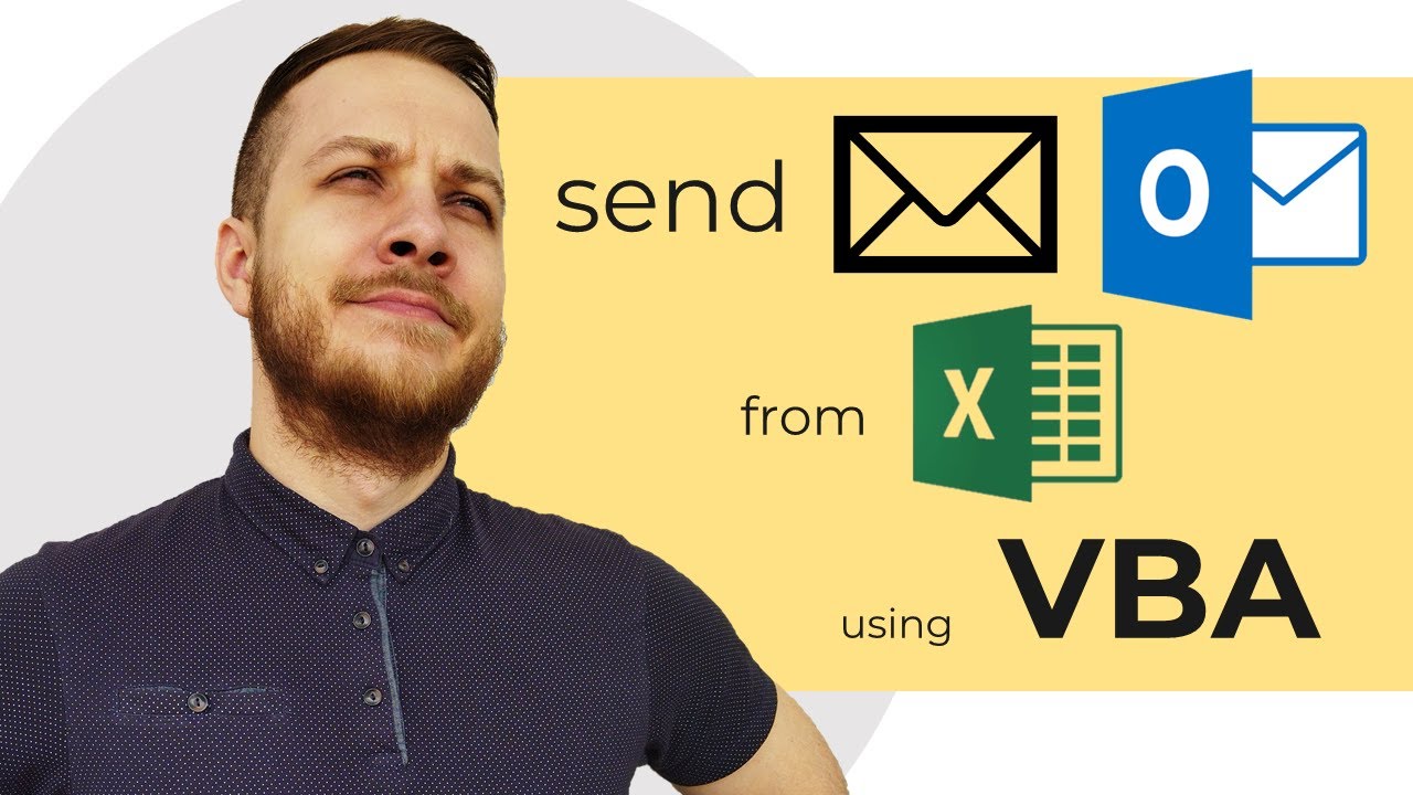 How To Send Email Automatically Using Vba Youtube