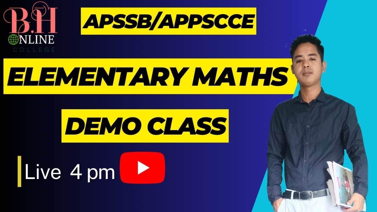 Elementary Maths Demo Class 2 Youtube