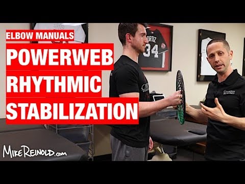 Elbow Rhythmic Stabilization Exercises With Powerweb Youtube