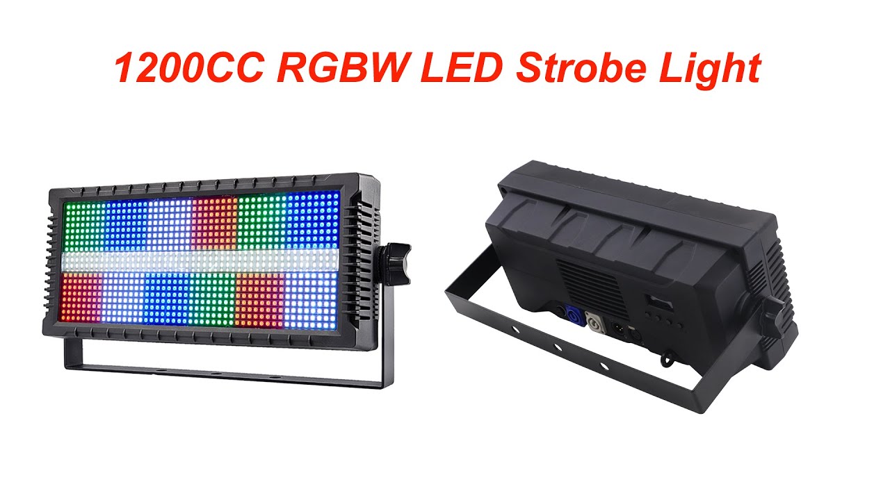 1200cc Rgbw Led Strobe Light Youtube