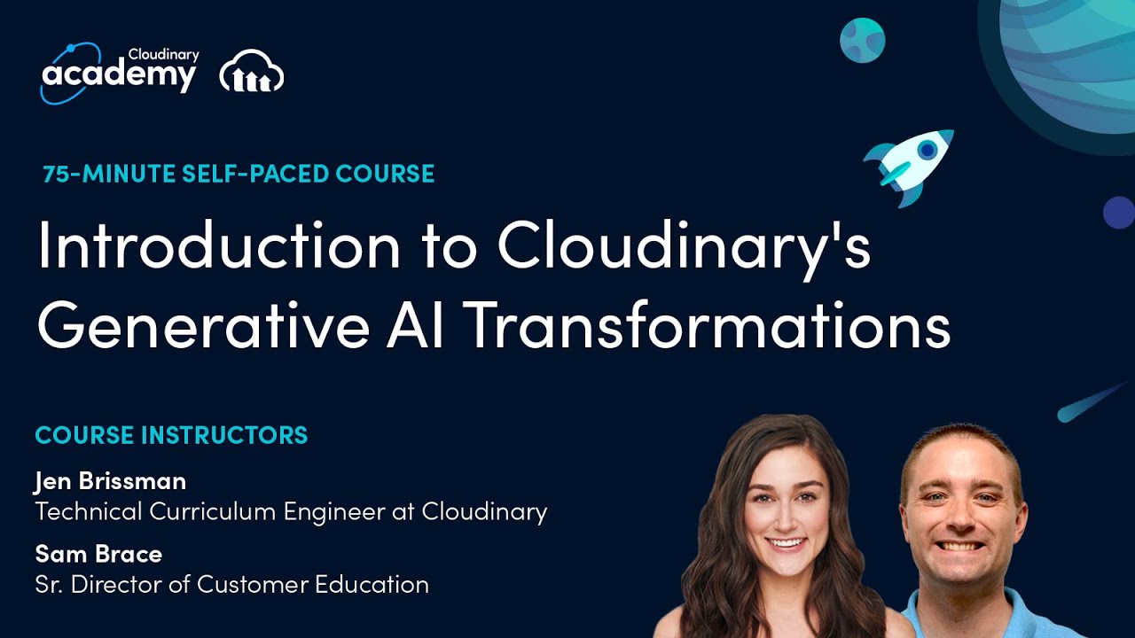 Introduction To Cloudinary S Generative Ai Transformations Youtube