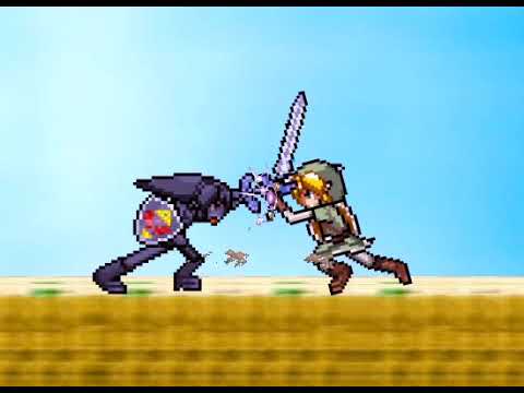 Link Vs Dark Link Sprites Youtube