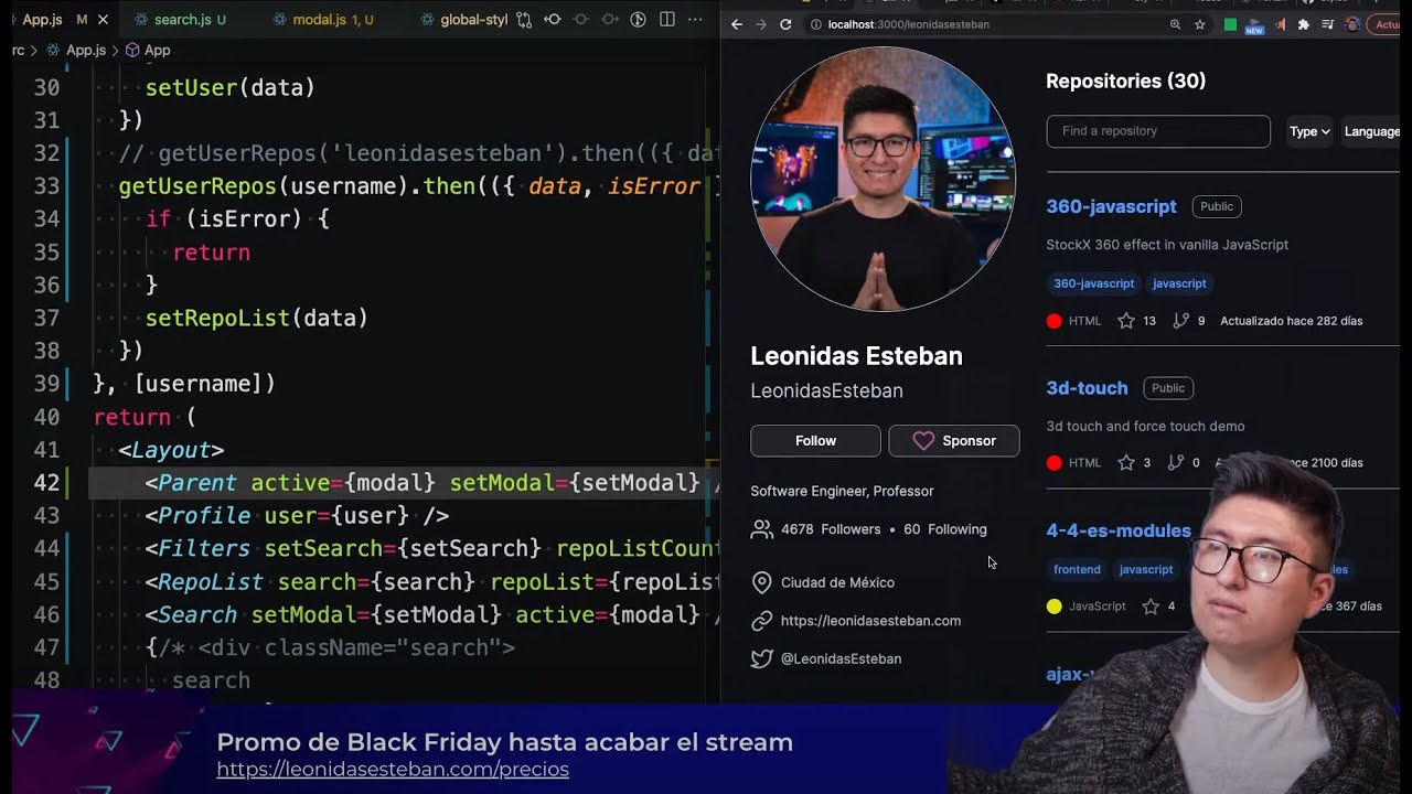 Curso De React Js Programando Un Github Youtube