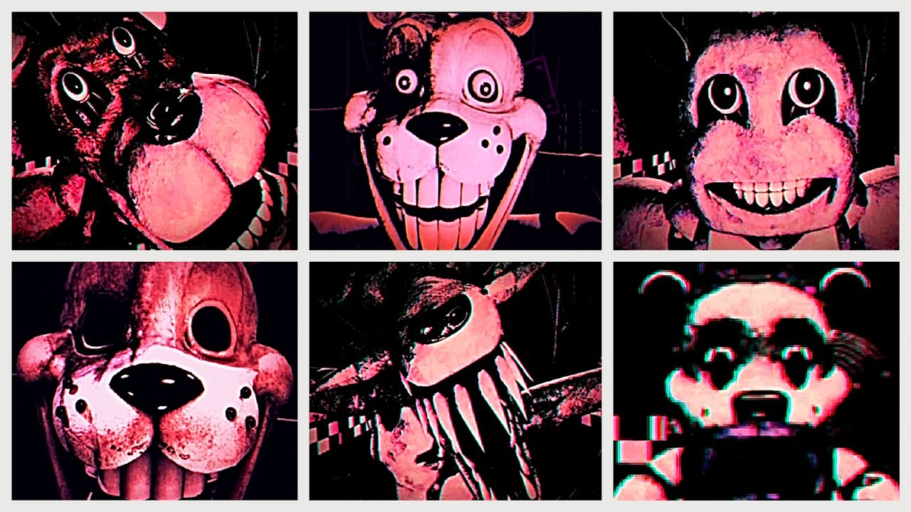Fnaf 1 Remake All Jumpscares Max Mode Complete Youtube
