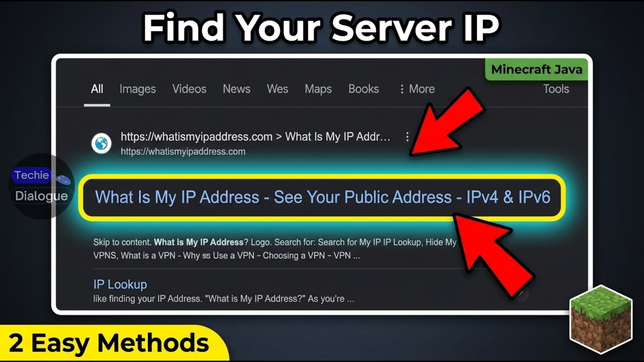 How To Find Server Ip Address Minecraft Java Full Tutorial 2025