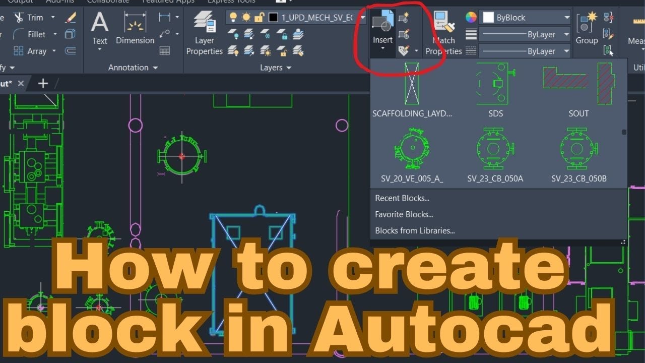 How To Make Block In Autocad Complete Beginners Guide Youtube