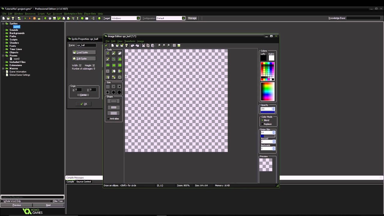 Gamemaker Studio Tutorial 1 Grundlagen Youtube