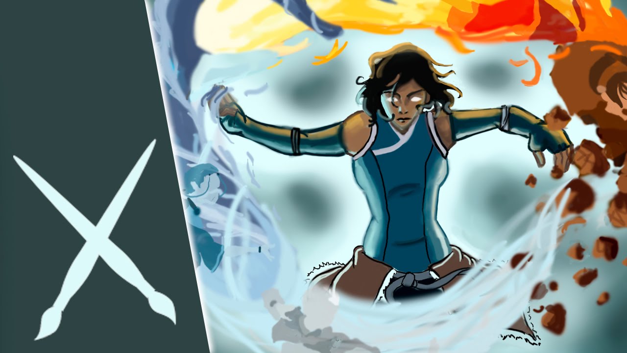Avatar Korra Speed Paint Youtube