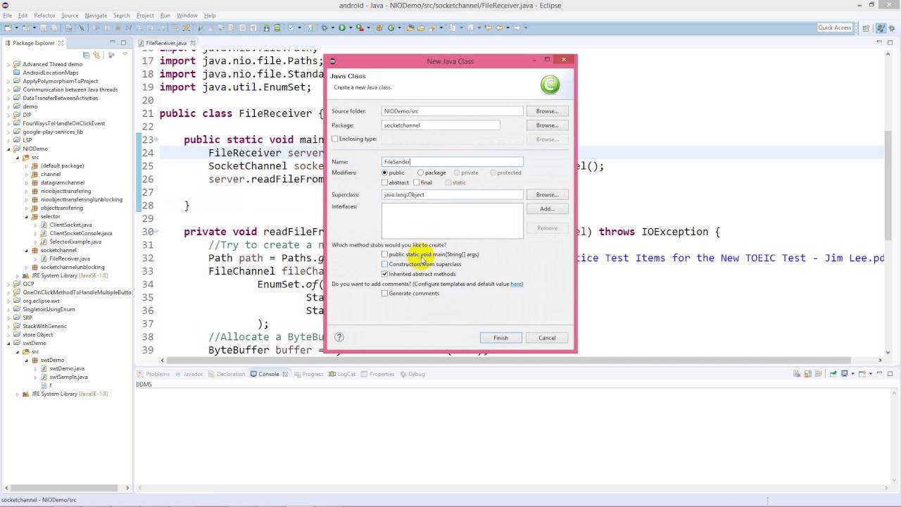 Java Nio Transfer Large File Through Socketchannel Youtube